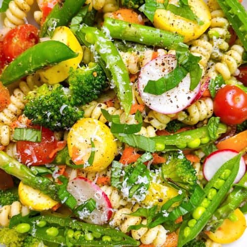 Pasta Primavera with Pesto | Powell Family Cooking