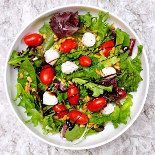 Spring Mix Caprese Salad Recipe | Powell Family Cooking