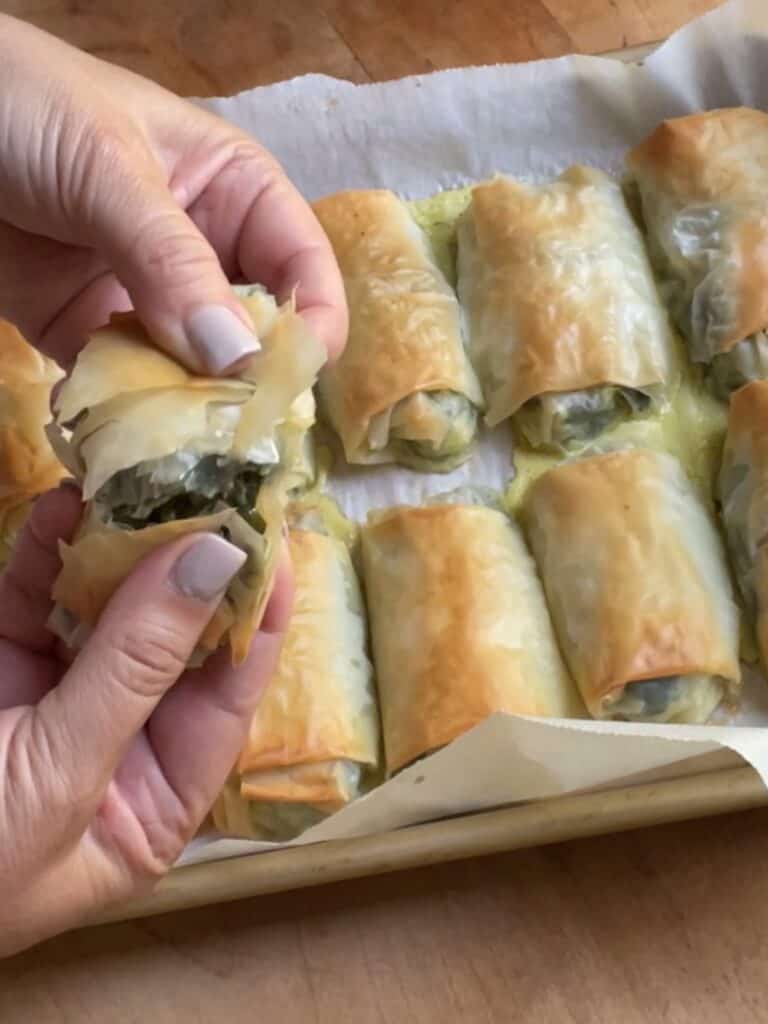 The Best Spinach and Feta Rolls (with Phyllo) | Powell Family Cooking
