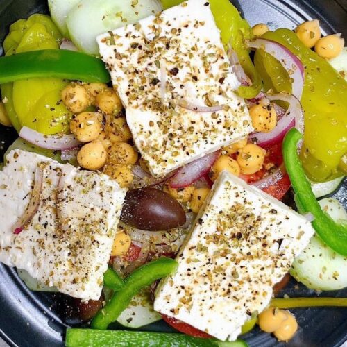 Village Salad (Greek Village Salad / Horiatiki) | Powell Family Cooking