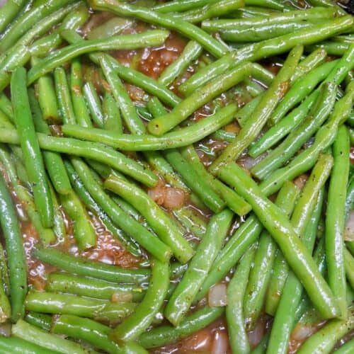 Quick & Easy Southern Bacon and Green Beans | Powell Family Cooking