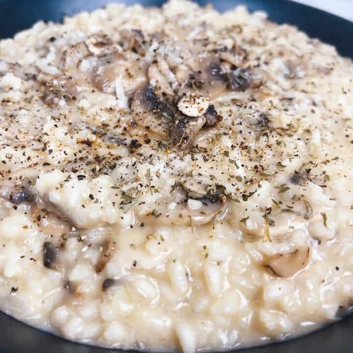Creamy Mushroom Truffle Risotto | Powell Family Cooking