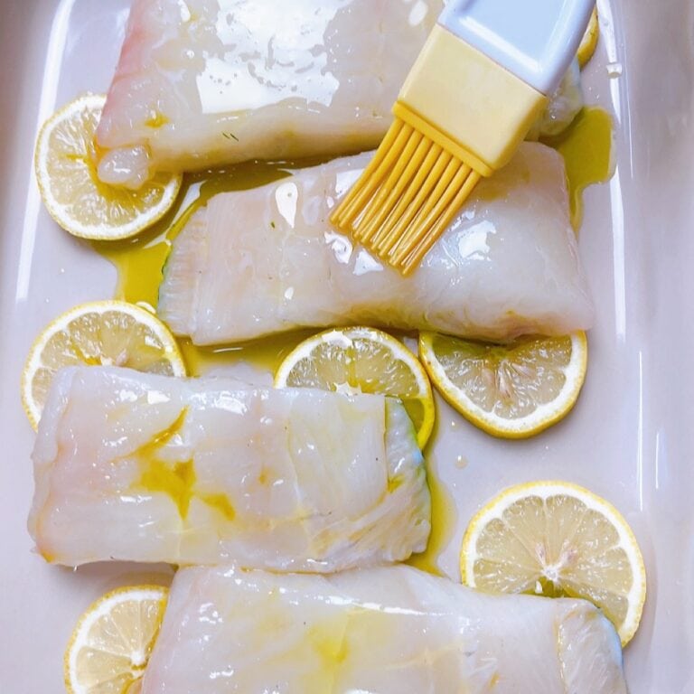 Easy Lemon Garlic Baked Halibut Recipe | Powell Family Cooking