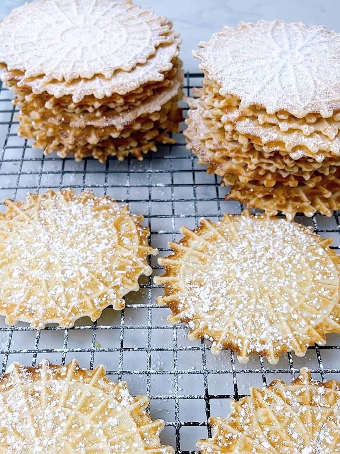 Anise Pizzelle Recipe (Classic Italian Cookies) | Powell Family Cooking