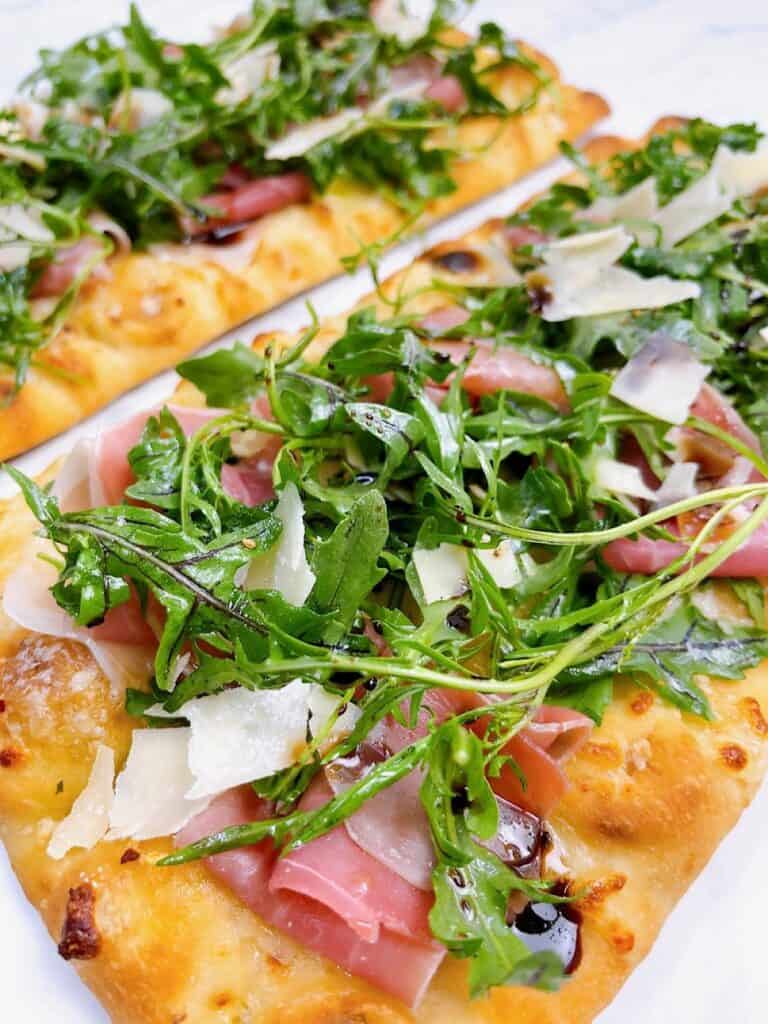 Easy Prosciutto Flatbread Recipe | Powell Family Cooking