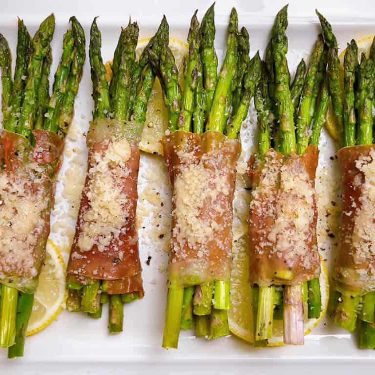 Prosciutto Wrapped Asparagus Recipe | Powell Family Cooking