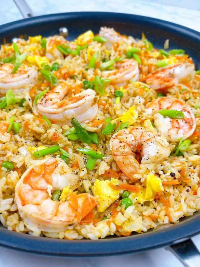 Quick and Easy Shrimp Fried Rice Recipe (Better Than Takeout)! | Powell ...