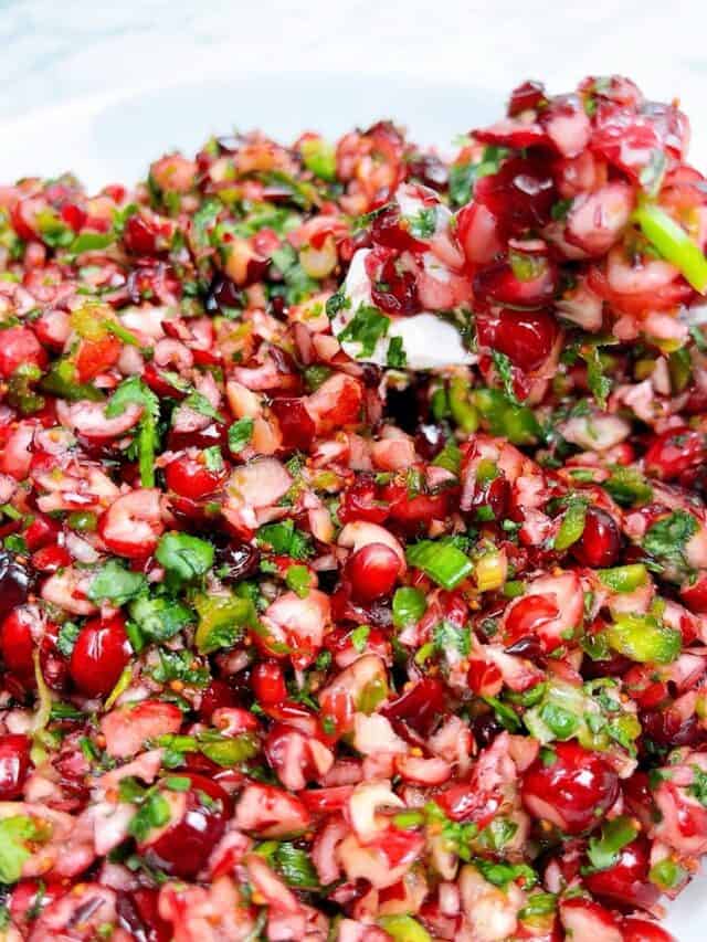 Cranberry Salsa with Jalapeños | Powell Family Cooking