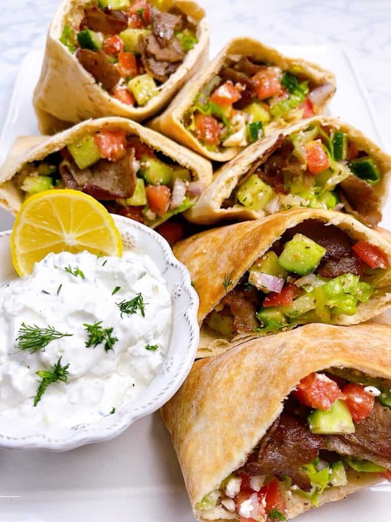 Easy Greek Gyro Pita Pocket | Powell Family Cooking