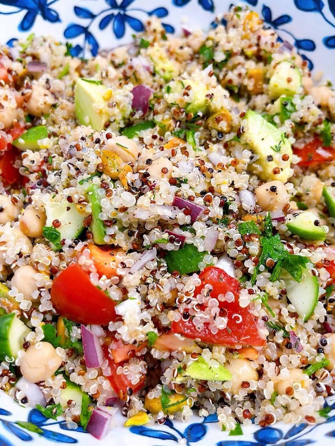 Quinoa Power Bowl with Chickpea and Avocado | Powell Family Cooking
