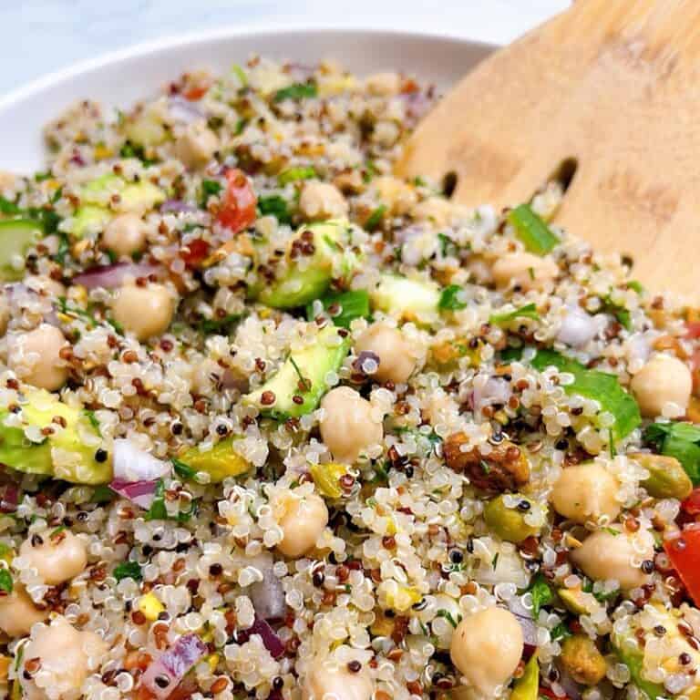 Quinoa Power Bowl with Chickpea and Avocado | Powell Family Cooking