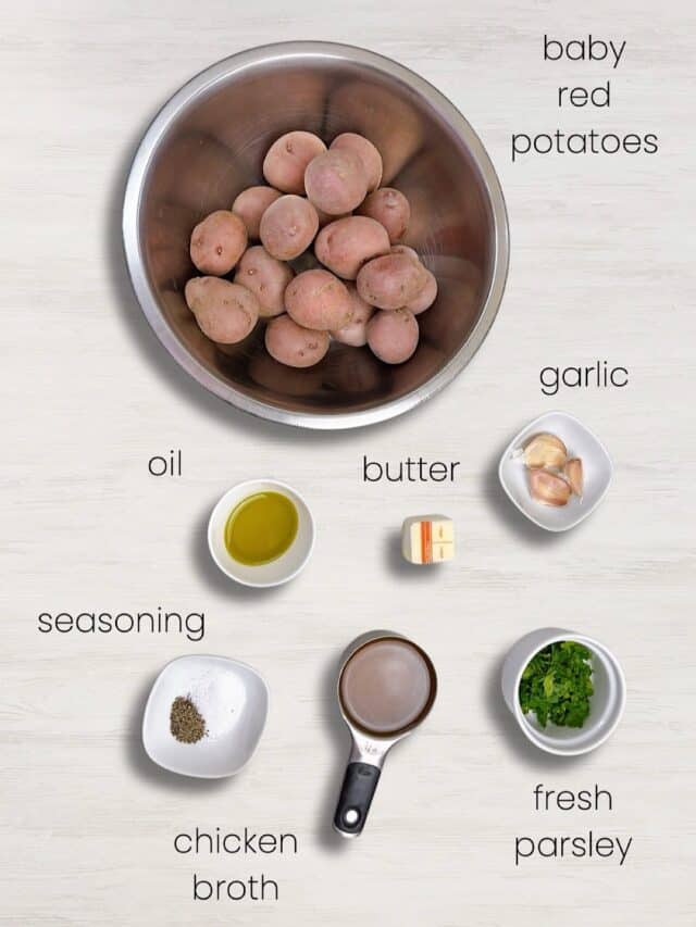 Instant Pot Baby Red Potatoes with Garlic Butter | Powell Family Cooking