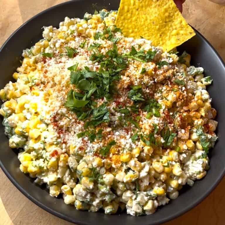 Creamy Elote Corn Dip (Mexican Street Corn Salad) | Powell Family Cooking