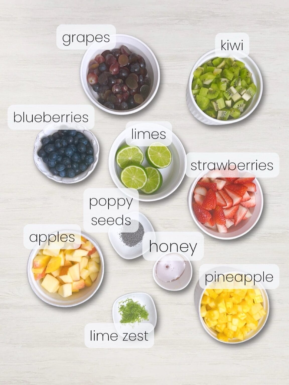 Fresh Fruit Salad with Honey Lime Dressing | Powell Family Cooking