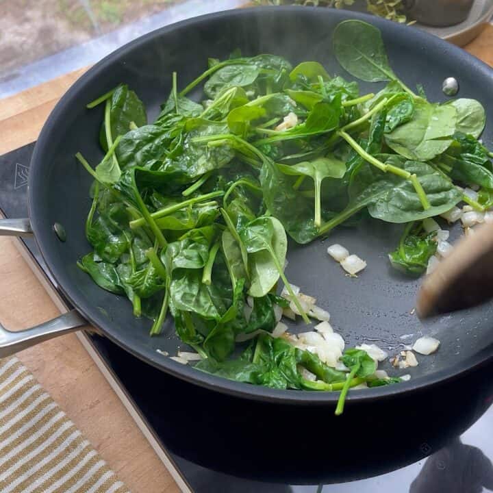 Mediterranean Quiche with Spinach and Feta | Powell Family Cooking