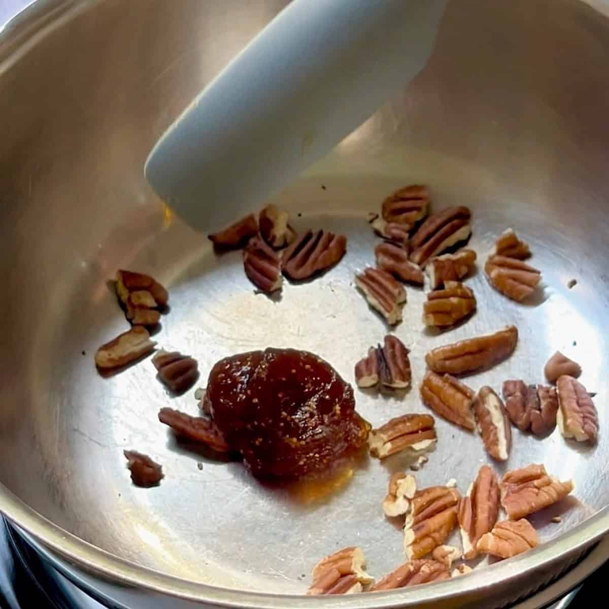 Baked Brie with Fig Jam and Pecans | Powell Family Cooking