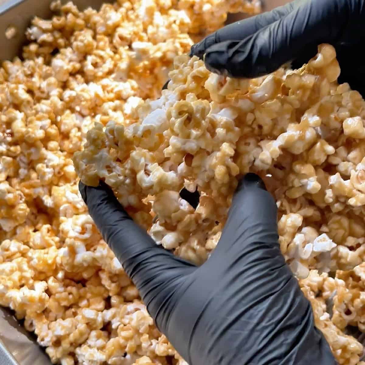 Caramel Corn Recipe (with Microwave Popcorn) | Powell Family Cooking