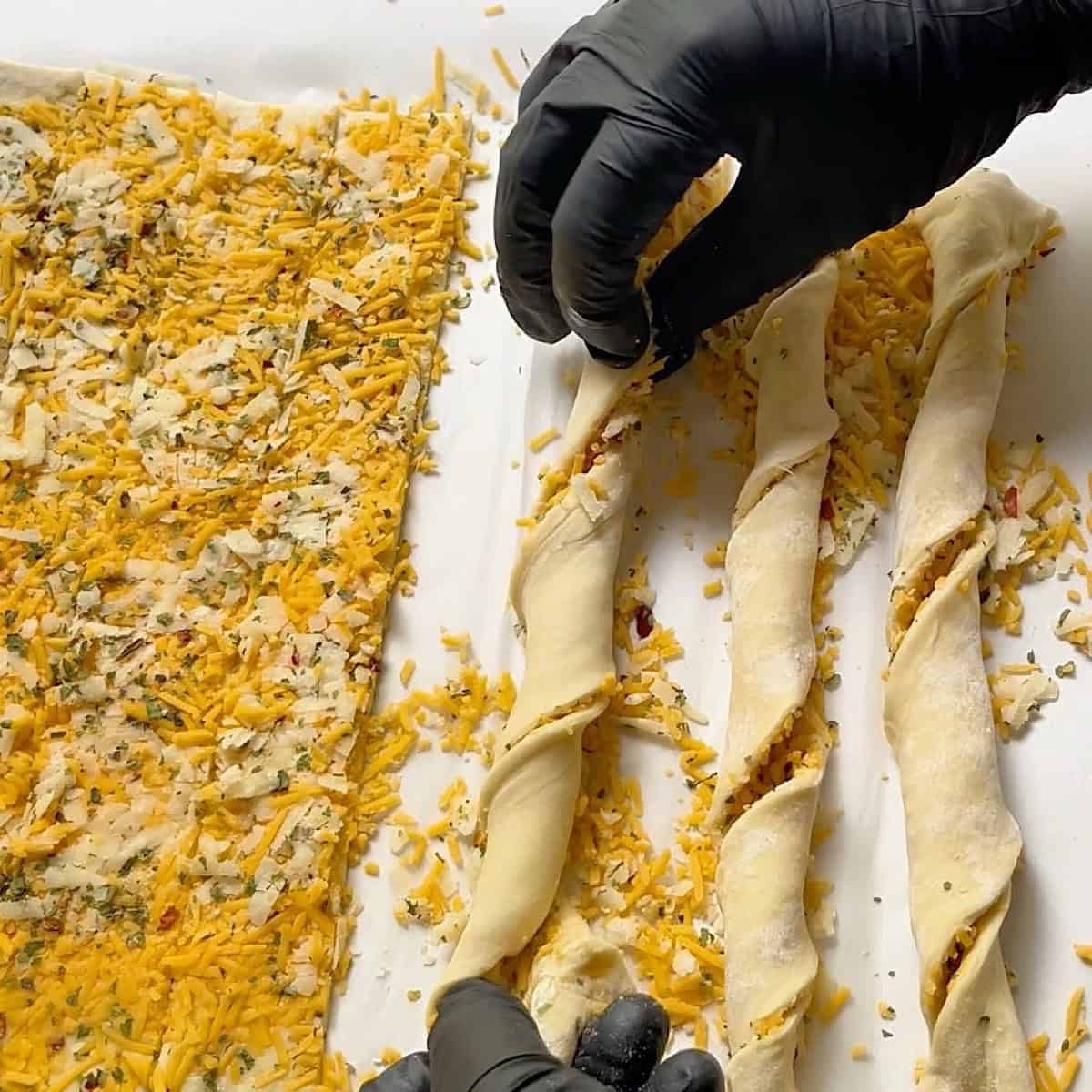 Cheese Twists Recipe with Puff Pastry | Powell Family Cooking