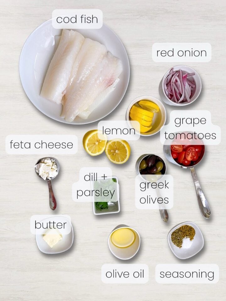Mediterranean Baked Fish Recipe with Tomatoes and Olives | Powell ...