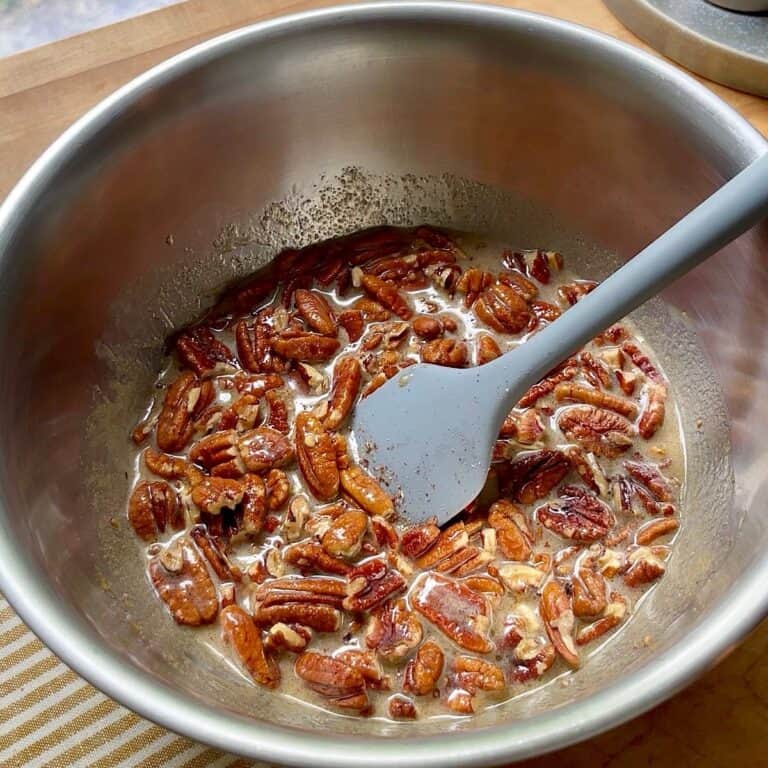 Pecan Pie Bars with Shortbread Crust | Powell Family Cooking